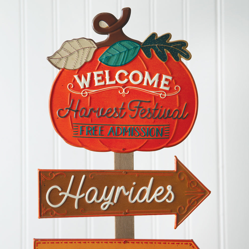 Harvest Festival Directional Sign Stand – The Home Emporium