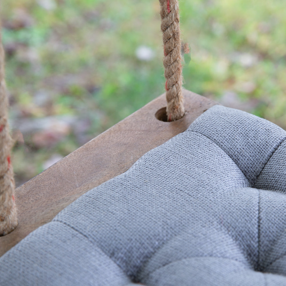 Padded Wooden Single Seat Swing – The Home Emporium
