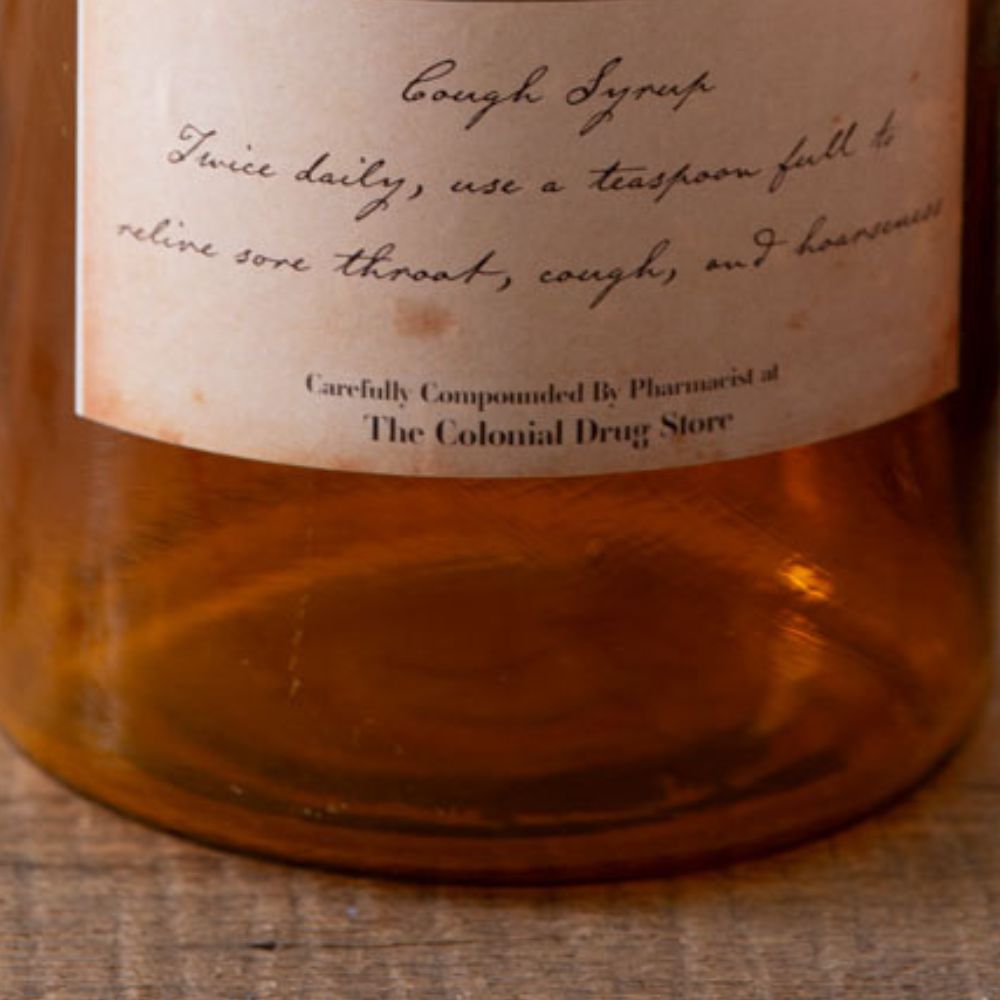 Cough Syrup Apothecary Bottle – The Home Emporium