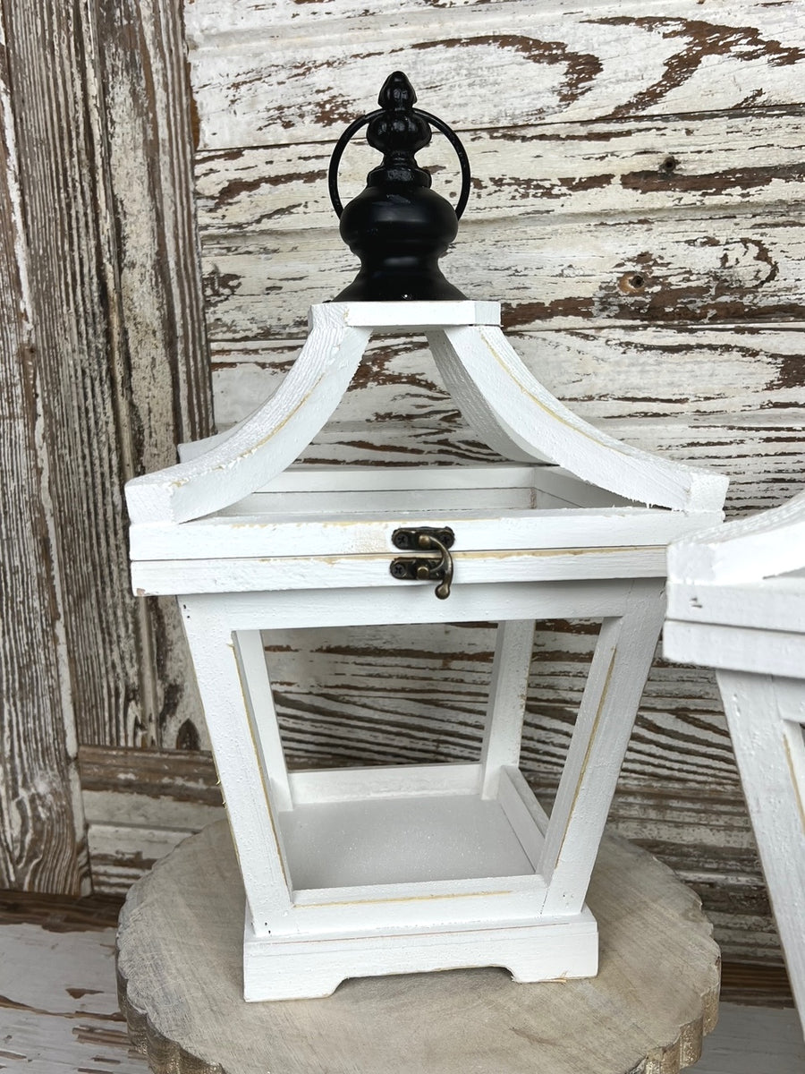 Rectangular White Lanterns – The Home Emporium