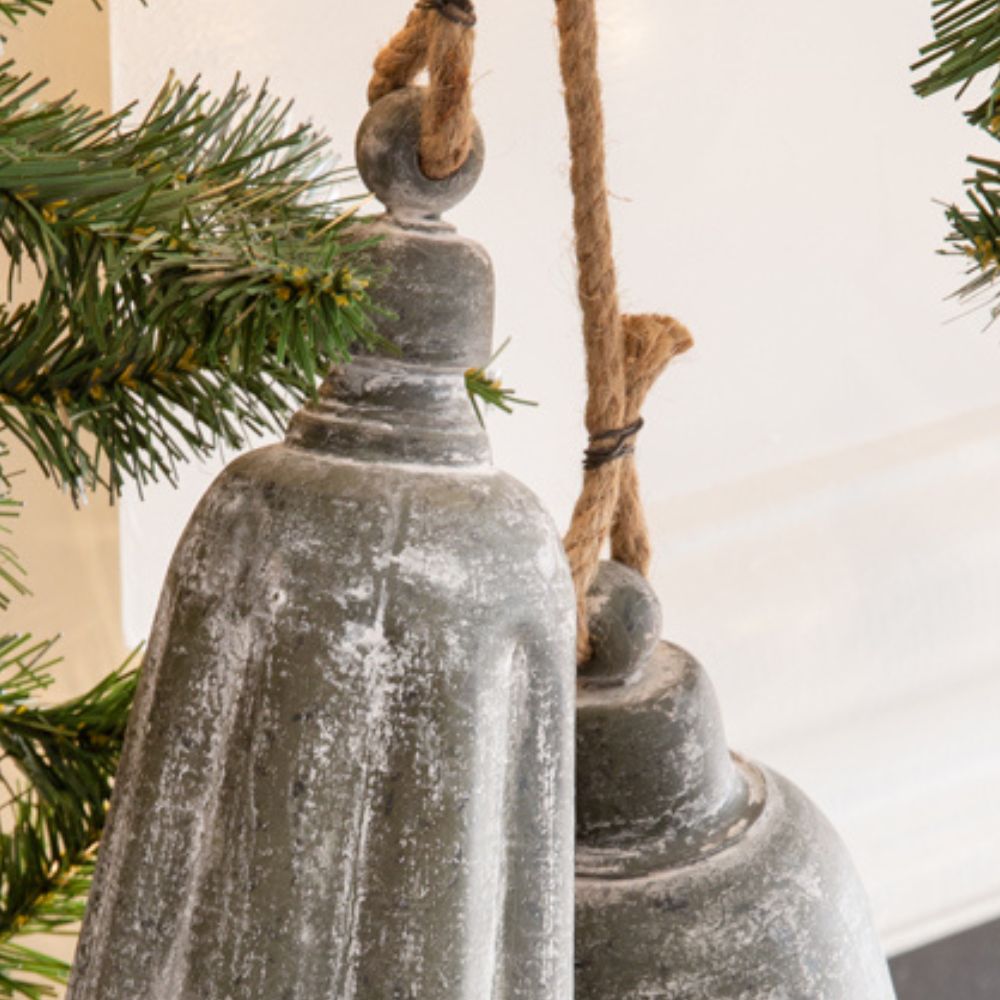 Galvanized Holiday Bell Set – The Home Emporium
