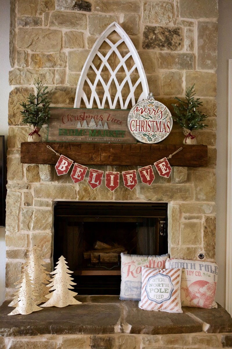 Snowy Silhouette Tree Set – The Home Emporium