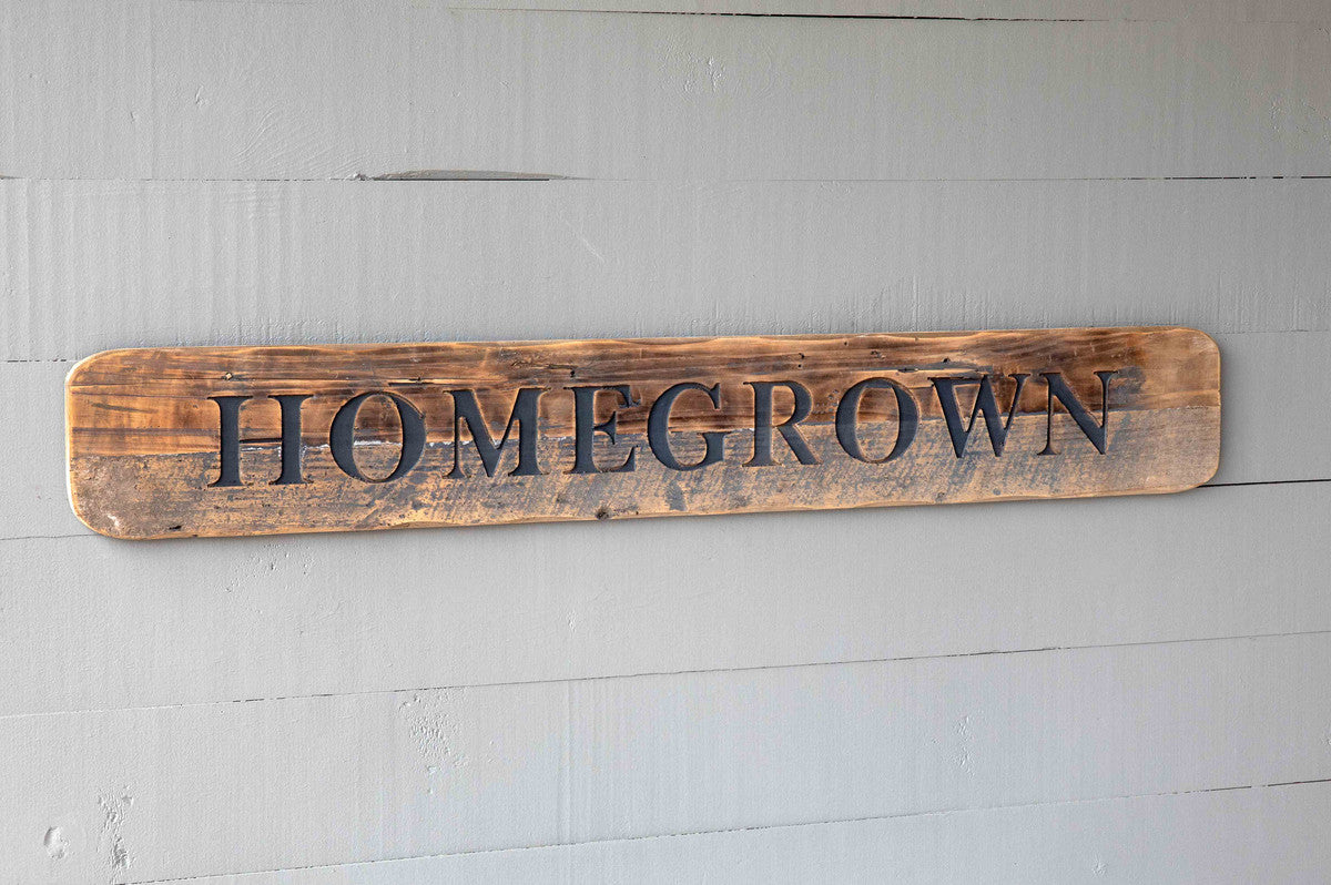 Homegrown Wooden Roadside Sign – The Home Emporium