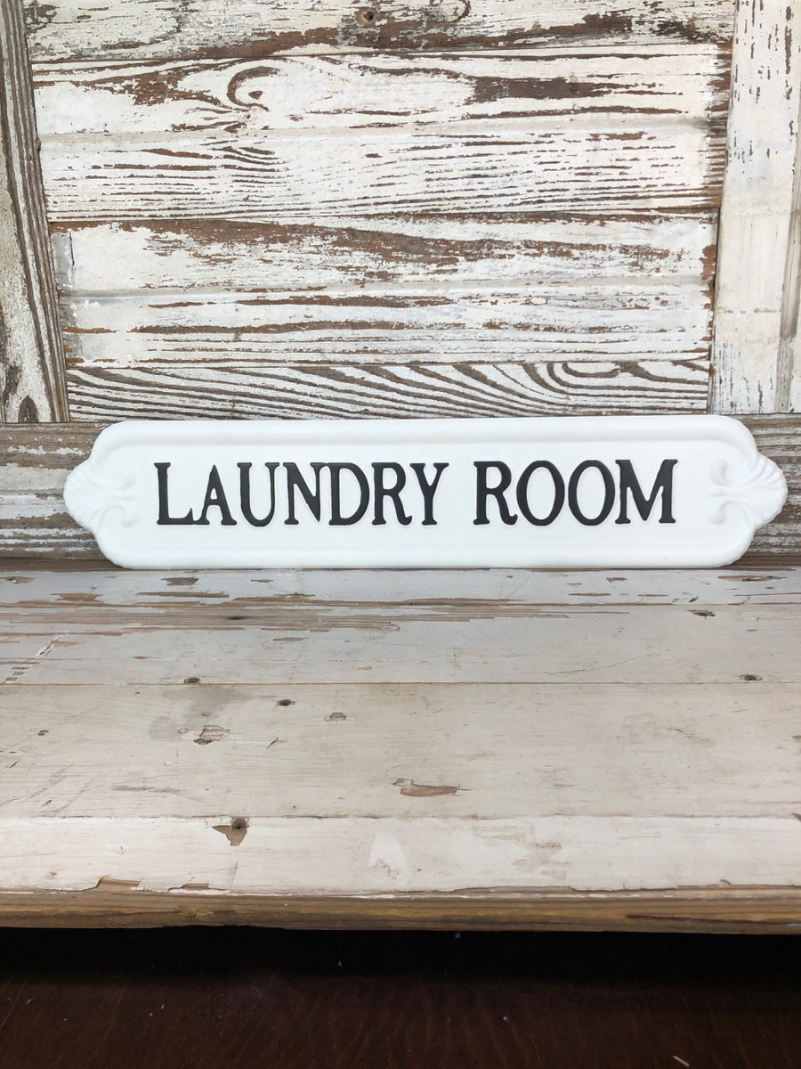 Tin Laundry Sign – The Home Emporium