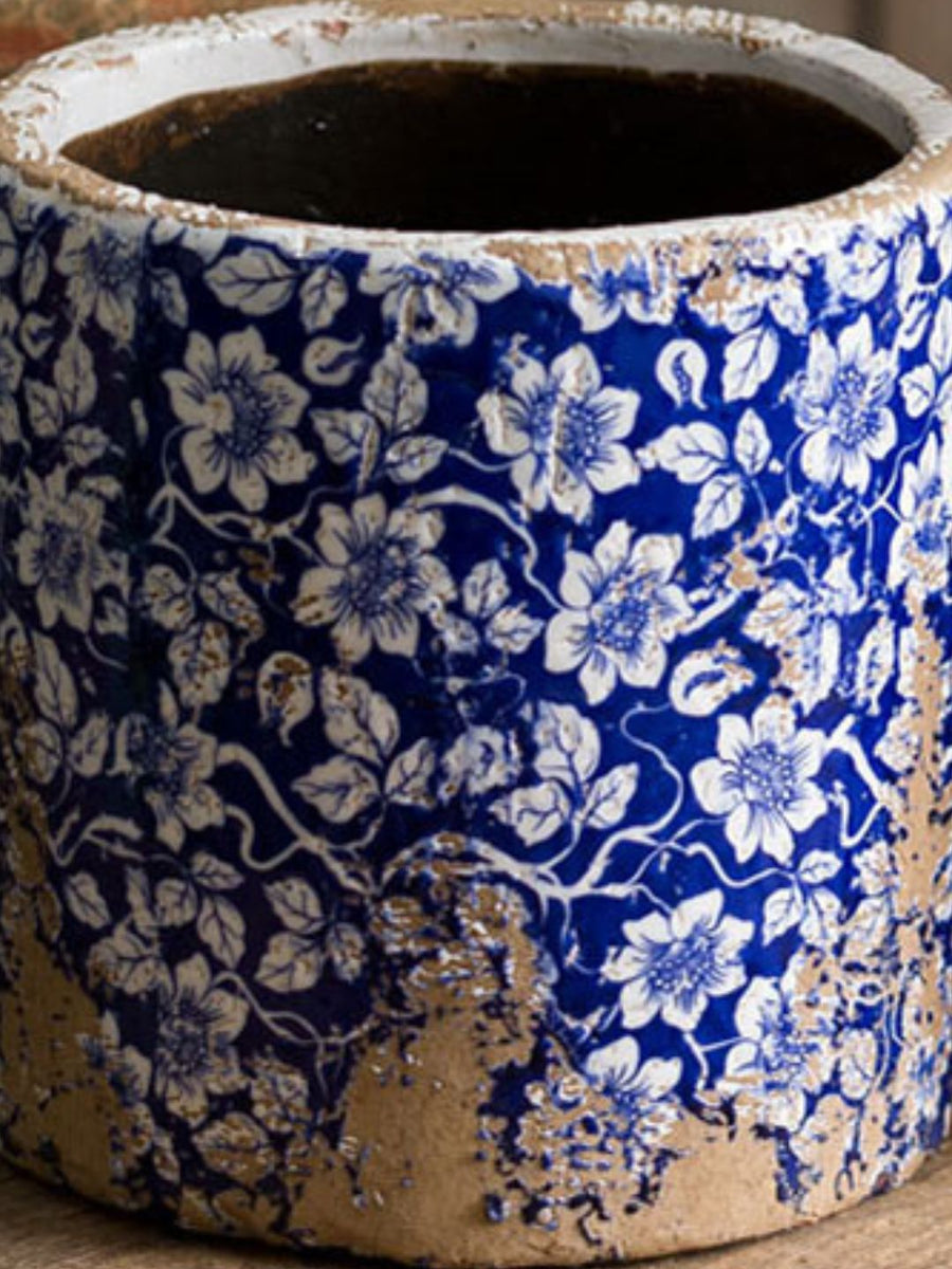 Distressed Ceramic Flower Pots – The Home Emporium