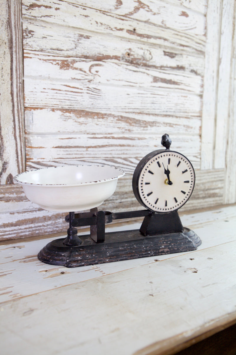 Scale Clock With Bird – The Home Emporium